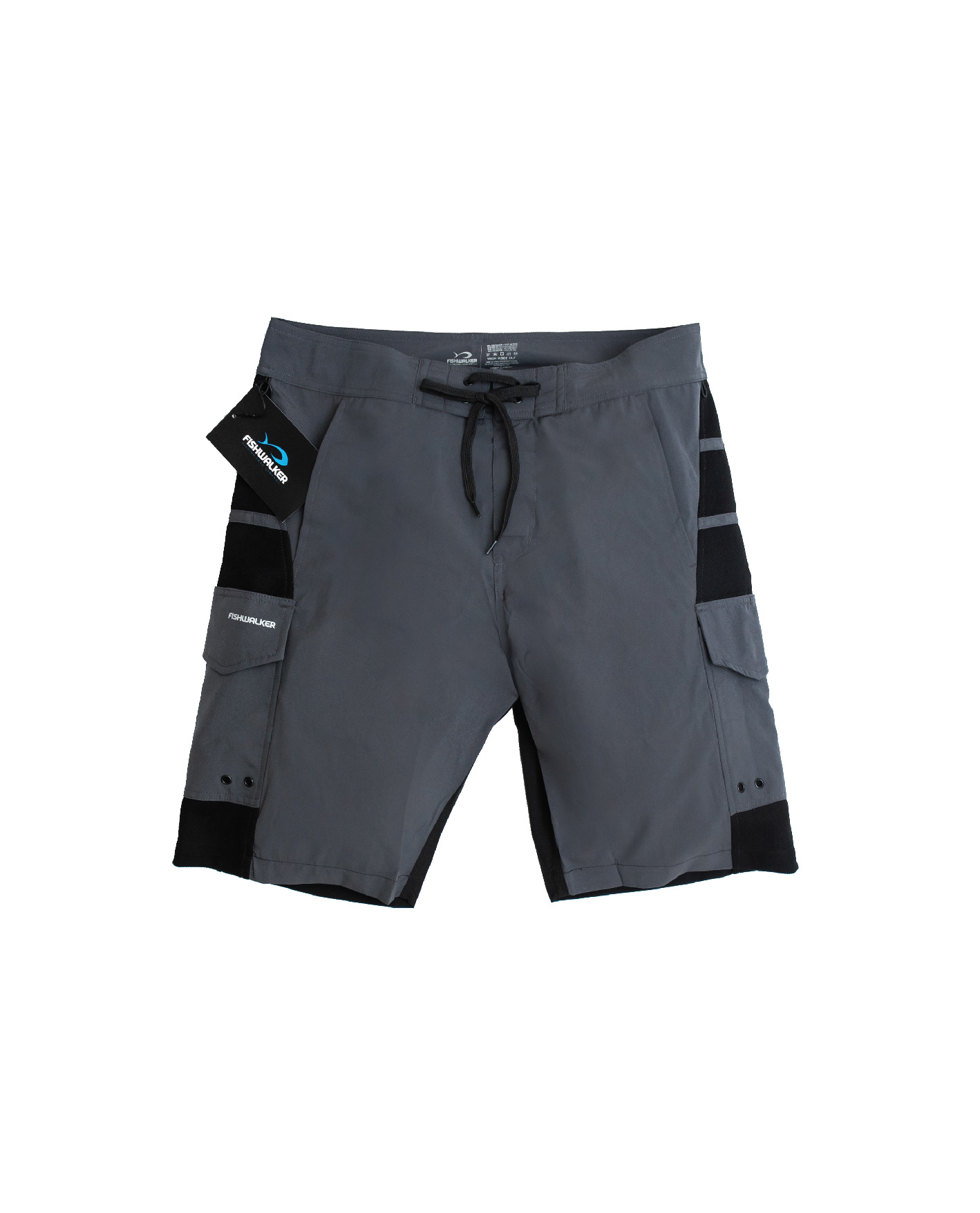 FISHWALKER PRO-FISHING SHORTS GRAY